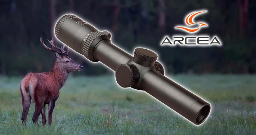 Visor Arcea Adler 1-8x24, un visor de monterías