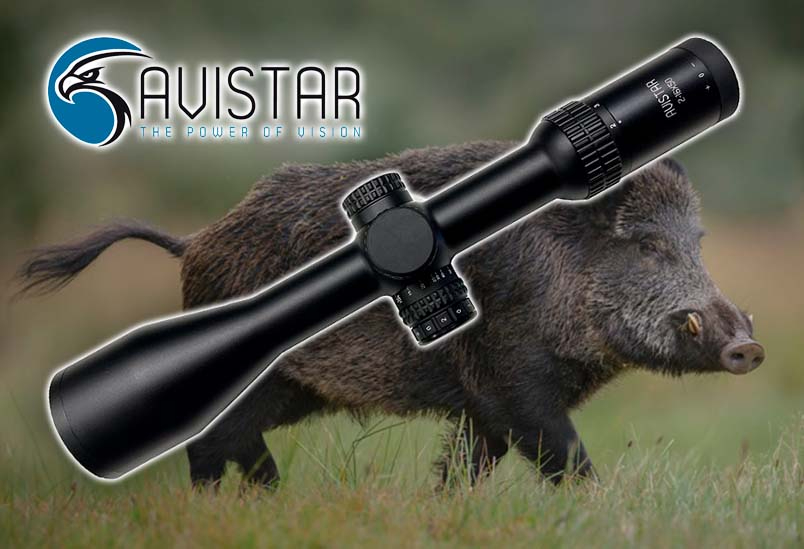 Visor de montería AVISTAR 2-16x50 Ret 4-Dot Iluminada