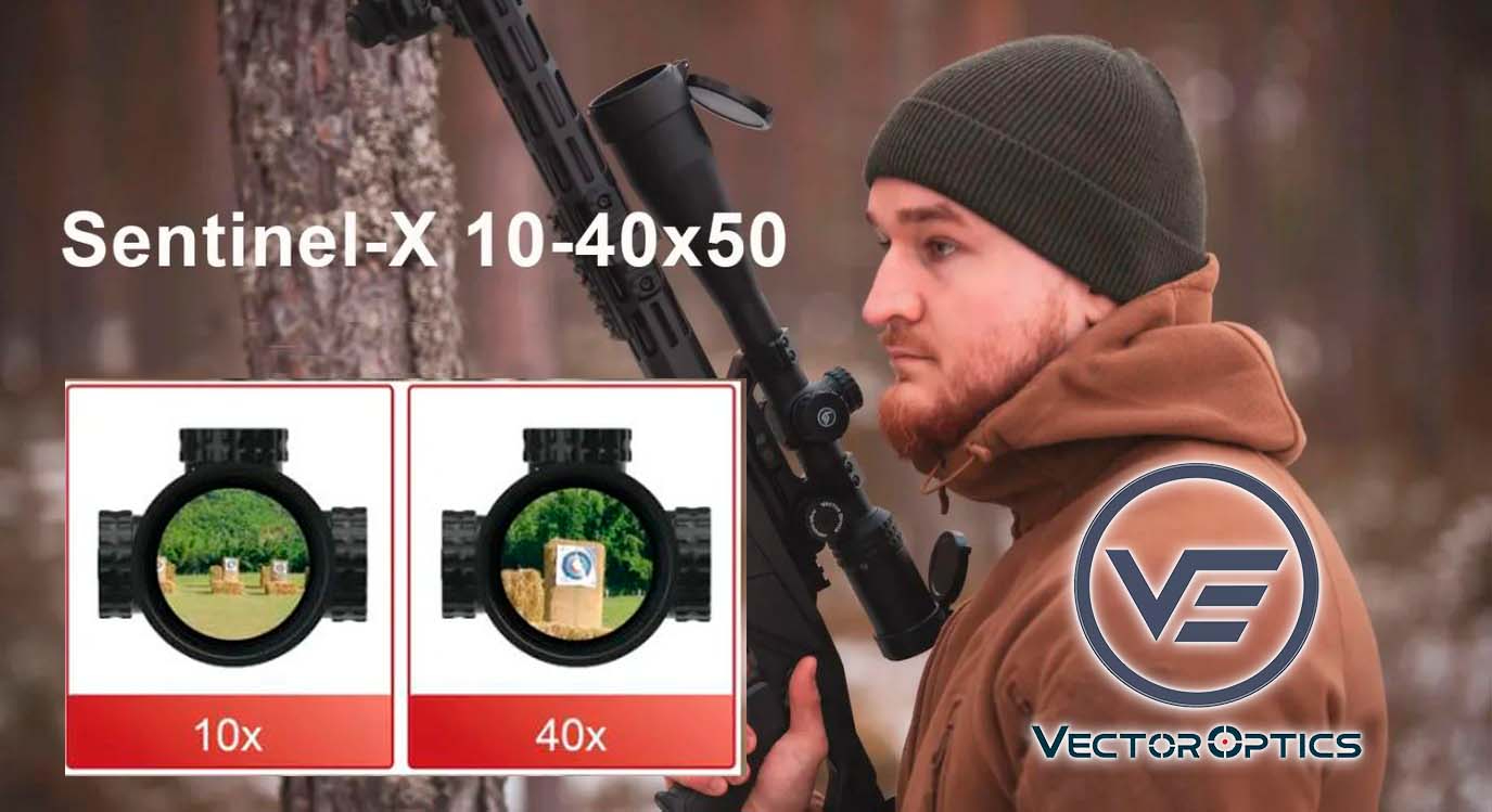 Visor para Benchrest, Vector Optics Sentinel X 10-40x50